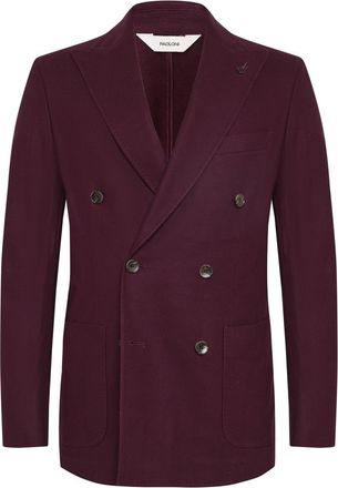 Paoloni Einreiher-Sakko aus Baumwolle in softer Jersey-Qualit&auml;t in