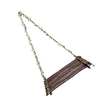 DOITOOL Holz H&auml;ngeregal Vintage Dekoration Handgefertigtes Trockenes AST Ornament f&uuml;r Wohnzimmer Balkon und Schlafzimmer Umweltfreundliche Robuste Wanddeko