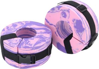 Generico Schwimmschlauch: Eva-Schwimmerset, Fitness-Poolzubehör, Verstellbarer Auftriebsriemen | 2-teiliger Aerobic-Schwimmring mit Arm- und Knöchelriemen für 