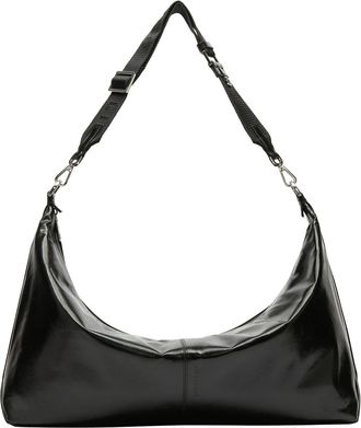 Liebeskind Berlin Womens Paris 4 Hobo, Black Crinkle L