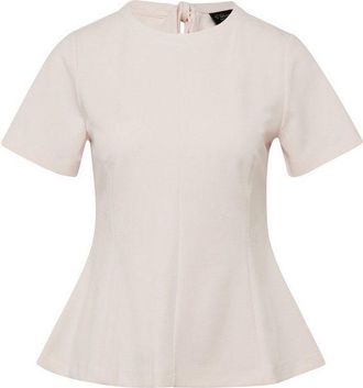 s.Oliver Kurzarmshirt T-Shirt T-Shirt aus Interlockjersey mit weiten &Auml;rmeln und Rundhalsausschnitt