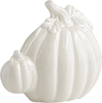 Generic Kürbisse Zur Dekoration - Keramik Halloween Kürbisse Herbst Deko | Für Esszimmer Terrasse Fensterbank Herbstfest, Handgefertigte Kürbis Figuren Für In