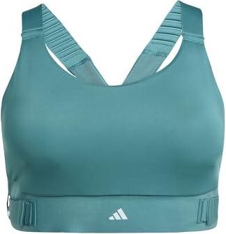 adidas Womens Brassi&egrave;re FastImpact Luxe Run Maintien Fort, Preloved Teal/Preloved Teal, L (C-D)