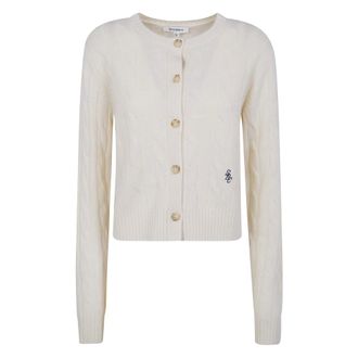 Sporty & Rich Damen, Strickwaren, Wei&szlig;, SGr&ouml;&szlig;e