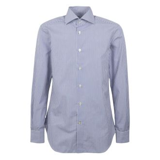 Kiton Herren, Shirts, Blau, 3XLGr&ouml;&szlig;e
