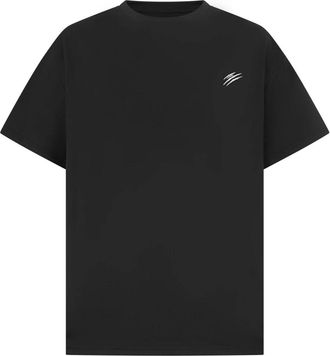 Plein Sport Homme, Sport, Noir, Taille: XL T-Shirt Col Rond Chrome Scratch