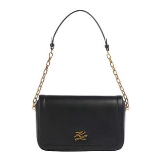Karl Lagerfeld Femme, Sacs, Noir, Taille: ONE Size Sac Bandouli&egrave;re Essentials B2W30036