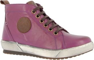 Andrea Conti Lacets pour Femme Bottine, Prune, 41 EU