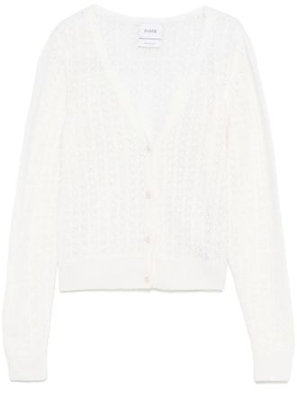 Barrie cardigan en cachemire - Blanc