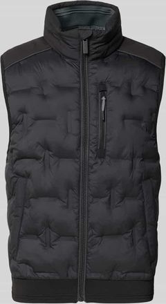 Tom Tailor Regular Fit Outdoor-Weste mit reflektierenden Elementen