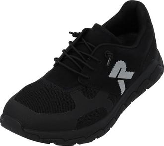Rieker Baskets Basses pour Homme 09100, Noir 00, 45 EU