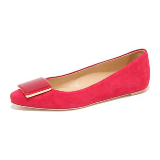 Tod's Erdbeer Ballerina Schuhe made in Italy - - Shoes - Damen - Rot - 35 1/2 EU