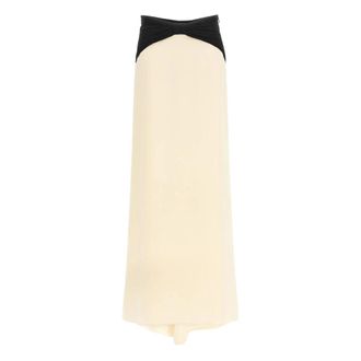 Valentino Seiden-Cady-Rock - - Skirts - Damen - Beige - S