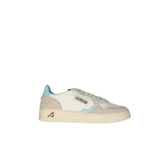 Autry Femme, Chaussures, Beige, Taille: 36 EU Medalist Low Baskets