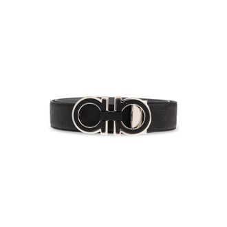 Ferragamo Wendbarer und Verstellbarer Gancini G&uuml;rtel - - Accessories - Herren - Schwarzk - 105 CM