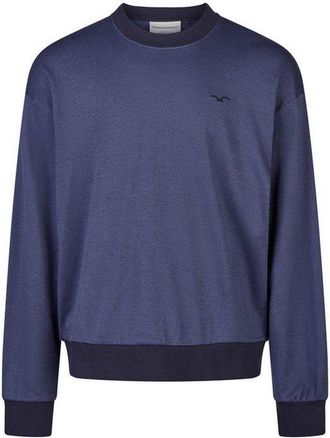 Cleptomanicx Sweatshirt Boxy Crewneck Ligull Mini Stri mit lockerem Schnitt