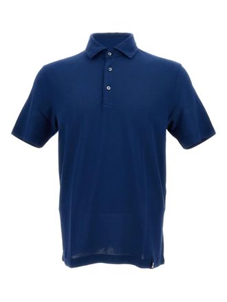Drumohr Klassisches Poloshirt - Blau