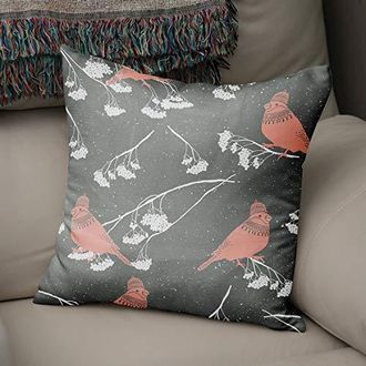 Bonamaison Le Jardin du Lin Kissen Zierkissenbezug Kissenbezug, Zufälliges Muster Dekoration, Für Zuhause Autos Büro Sofa Wohnzimmer Couch Schlafzimmer Dekor, 43