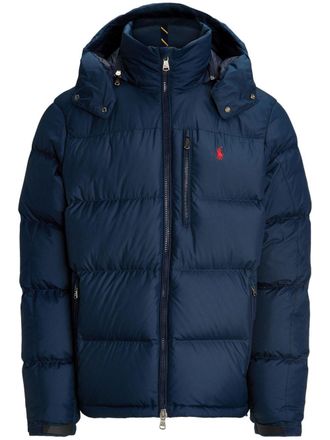 Polo Ralph Lauren Mens Down Jacket Gorham Blue Polyester Padded &