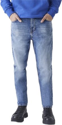 LTB Jeans Jeans Herren Jeans Alessio - Jeans Herren Regul&auml;r aus Baumwollmischung Tapered Denim Light mit Rei&szlig;verschluss Mittlere Taille - Blau
