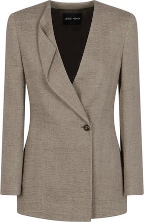 Giorgio Armani Femme, Vestes, Beige, Taille: 36 FR Blazer