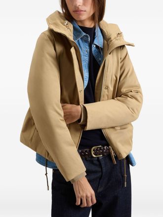 Woolrich Faux-Fur Trim Coat - Beige