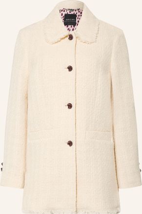 Marc Cain Tweed-Mantel weiss
