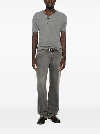 Vivienne Westwood Asymmetric Button Detail Sweater - Grey