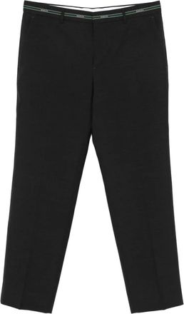 Gucci logo-waistband trousers - Grau