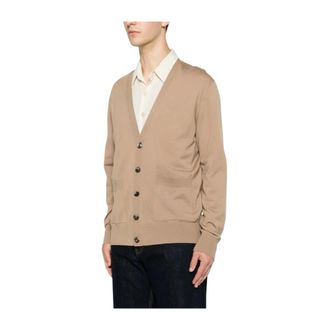Dries Van Noten Homme, Pulls, Beige, Taille: XL Murray Cardigan