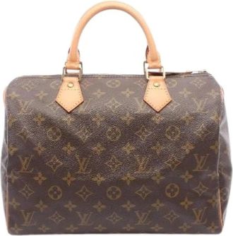 Louis Vuitton Sac &agrave; main Monogram Speedy 30 Pre-owned - Femme - Pre-owned - Brun - Taille: ONE Size