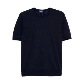 Drumohr Homme, Tops, Bleu, Taille: XL T-Chemises