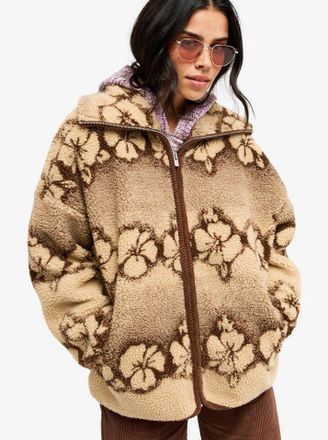 Roxy Fleecejacke FEELS LIKE WINTER f&uuml;r Sportmode und Wintermode, sportlicher Stil, aus Polyester
