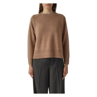Nenette Femme, Pulls, Brun, Taille: 42 FR Tricot &agrave; col rond