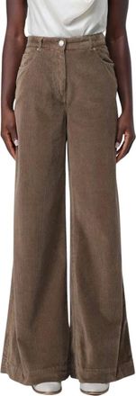 Pinko Pinko, Femme, Pantalons, Brun, Taille: W26 Pantalon large