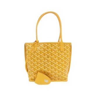 Goyard Pre-owned Anjou Mini Handtasche aus beschichtetem Canvas-Leder - - Pre-owned - Damen - Gelb - ONE SIZE