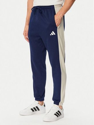 adidas Jogginghose Seasonal Essentials Colorblock Fleece KF4211 Blau Cosy Fleece Fit