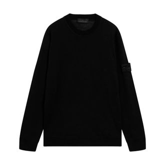 Stone Island Herren, Strickwaren, Schwarzk, XLGr&ouml;&szlig;e