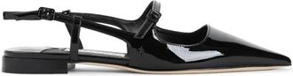 Jimmy Choo London Femme, Chaussures, Noir, Taille: 36 EU Didi Ballerines Slingback &agrave; Bout Pointu