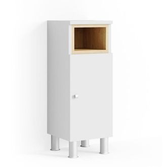 Vicco Meuble de rangement de salle de bain Aquis, Blanc, 30 x 71.8 cm