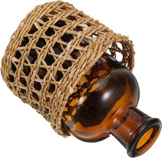 DOITOOL TEHAUX Leere Glas Duftflasche Zylinderform f&uuml;r Aromatherapie Nachf&uuml;llbarer Diffusorbeh&auml;lter f&uuml;r &Auml;therische &Ouml;le Wiederbef&uuml;llbare Duftst&auml;bchenflasche f&uuml;