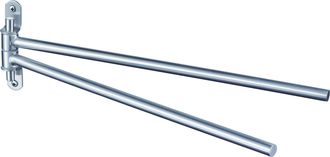 Haceka IXI Handtuchhalter, schwenkbar, Edelstahl, gebürstet, 1115793