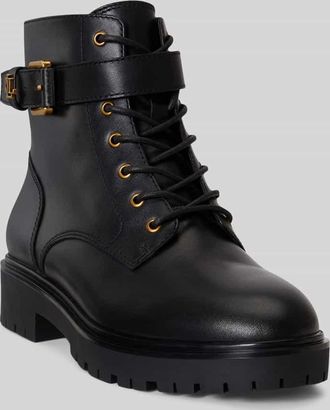 Lauren Ralph Lauren Schn&uuml;rstiefel aus echtem Leder