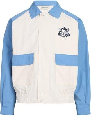 Dr&ocirc;le de Monsieur Veste droite &agrave; col classique imprim&eacute;e