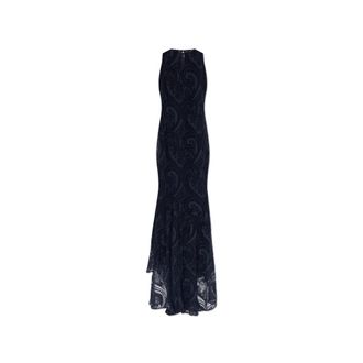 Etro &Auml;rmelloses Spitzenkleid - - Dresses - Damen - Blau - XS