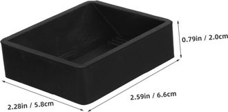 OSALADI 4stücke Bockrollen Lenkrolleneinsätze Gummirollenkappen Für Möbel Rollenkappen Für Räder Stuhlradstopper rutschfeste Rollenkappen Sofaradstopper Boden