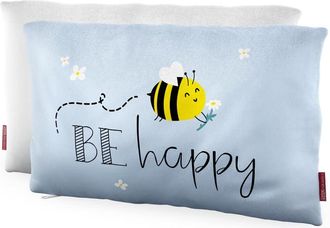 Lavida LaVida Kissen mit Bezug aus 100% Baumwolle, Motiv: Biene