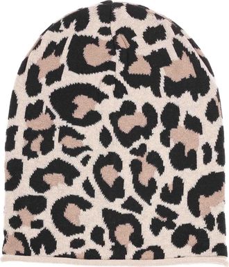 Zwillingsherz Slouch-Beanie-M&uuml;tze mit Baumwolle - Hochwertige Strickm&uuml;tze mit Leo Design f&uuml;r Damen M&auml;dchen Jungen 2020 - Hat - One Size - Fr&uuml;hjahr Sommer Herbst und