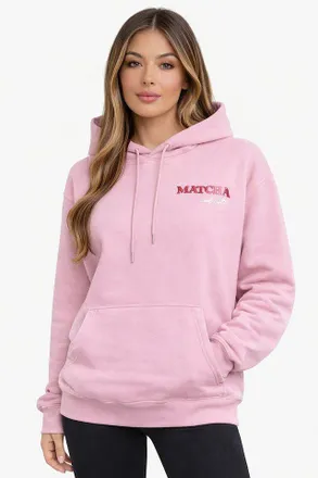 Worldclassca Hoodie Worldclassca Oversized MATCHA Hoodie Kapuzenpullover Sweatshirt Neue Kollektion - Stilvolle und gem&uuml;tliche Casual Mode f&uuml;r Damen