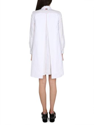 Thom Browne Wool Shirt Dress - Multicolor